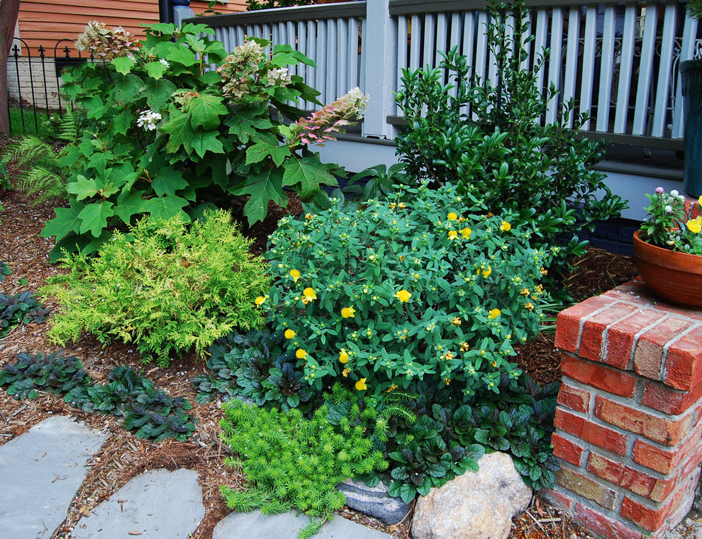 Mixed Foundation Border - Eclectic - Landscape - Raleigh - by Mindful ...
