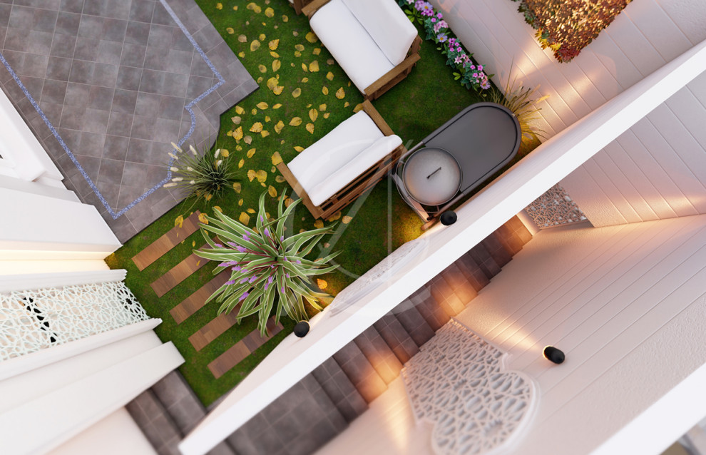 Modern Arabic Villa Architectural Design - Modern - Landscape - London ...