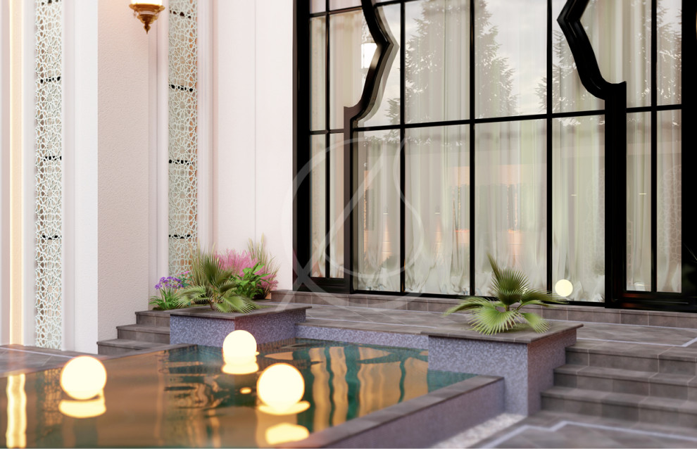 Modern Arabic Villa Architectural Design - Modern - Landscape - London ...