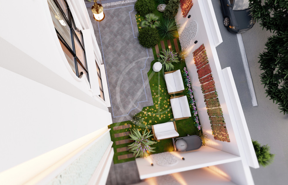 Modern Arabic Villa Architectural Design - Modern - Landscape - London ...