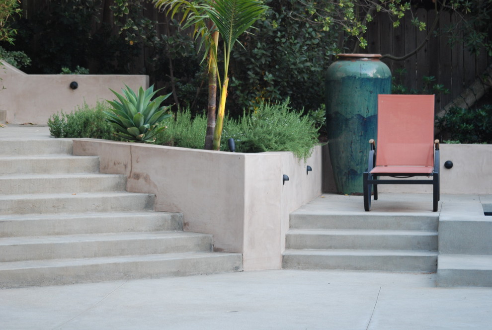 Modern Concrete Staircase - Contemporary - Landscape - Los Angeles - by ...