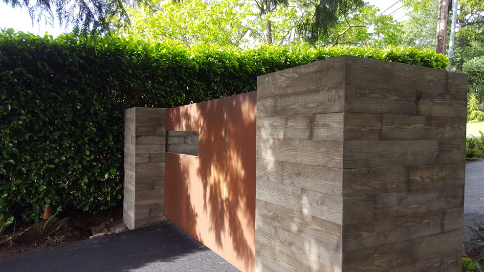 Modern Driveway Gate - Modern - Landscape - Seattle - by Terrain | Houzz
