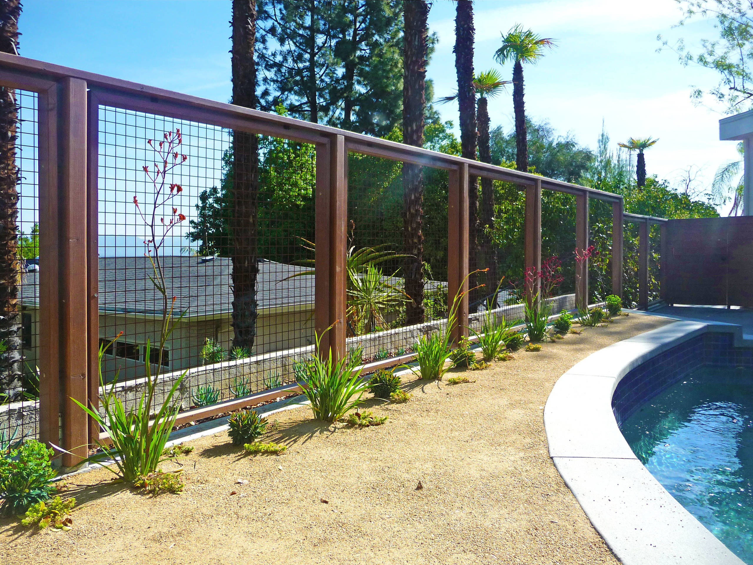 Modern Wire Fence