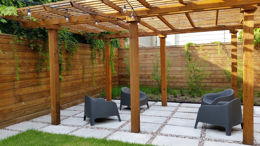 Modern Minimalist Stark Beauty with Natives - Contemporary - Garden ...