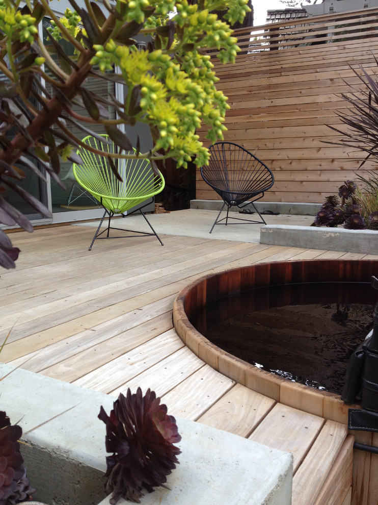 Modern rear yard - Moderne - Jardin - San Francisco - par Costello ...