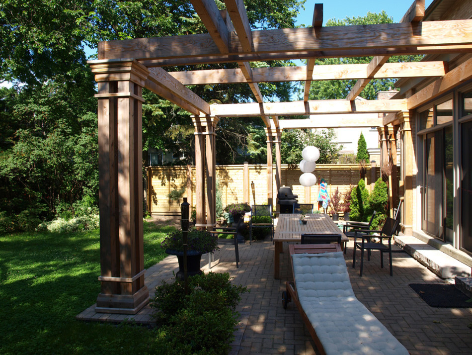 Modern - Rustic Pergola in Toronto - Modern - Landscape - Toronto - by ...