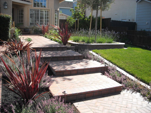 Mortared Brick Entry - Contemporain - Jardin - San Francisco - par Del ...