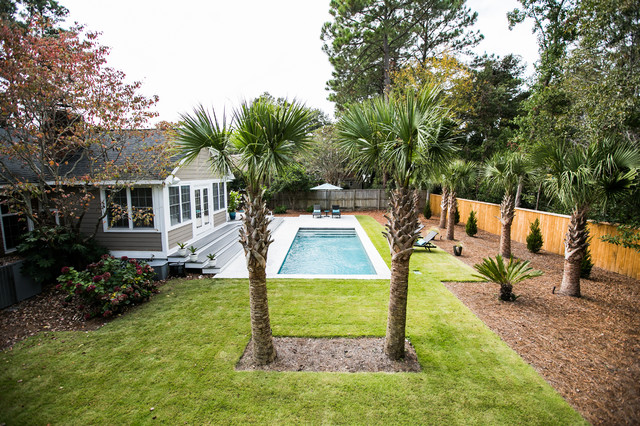 Mount Pleasant Traditional Pool - Classique - Jardin - Charleston - par ...