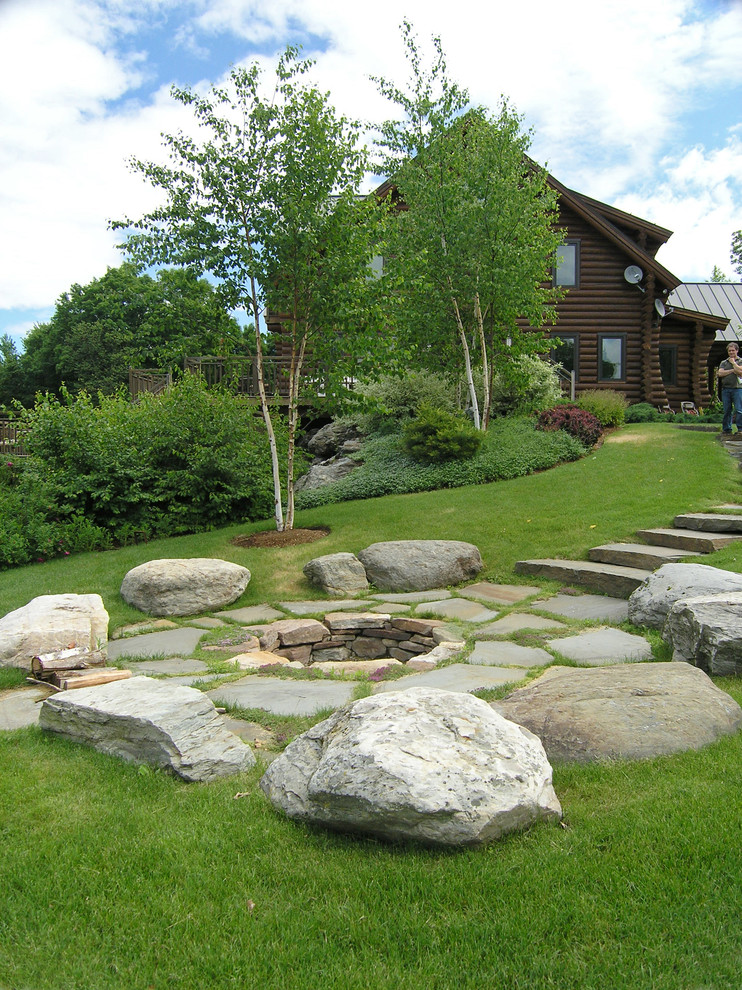 Mountain Top Home - Rustic - Landscape - Burlington - by Landshapes | Houzz