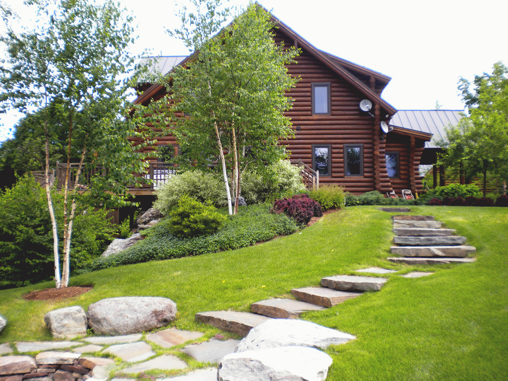 Mountain Top Home - Rustic - Landscape - Burlington - by Landshapes | Houzz