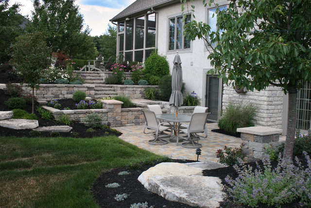 Multi Level patio - Traditional - Garden - Cleveland - by 9th Avenue ...