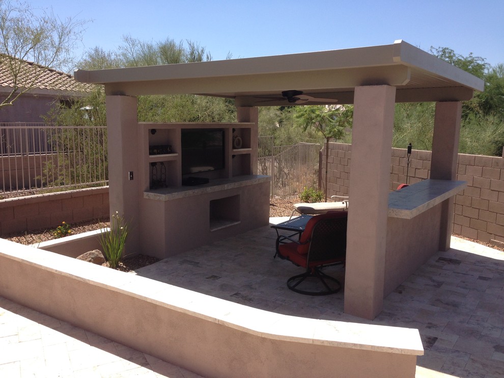 Multi-Levels Create This Phoenix Landscape Design! - Patio - Phoenix ...