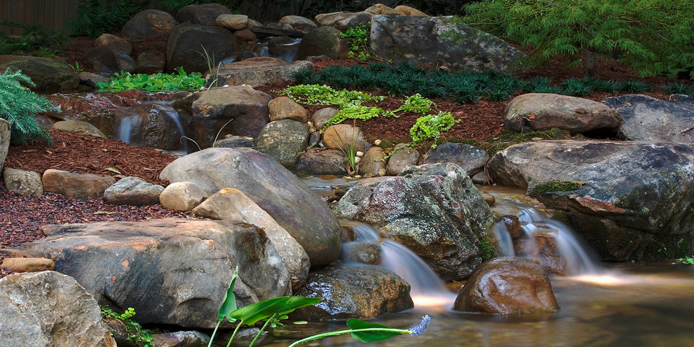 multiple ponds and waterfalls - Traditional - Landscape - Atlanta - by ...