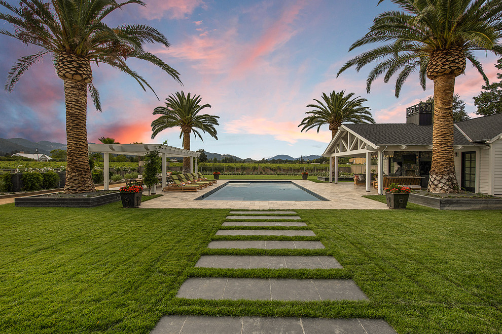 Napa Valley Farmhouse - Farmhouse - Landscape - San Francisco - by ...