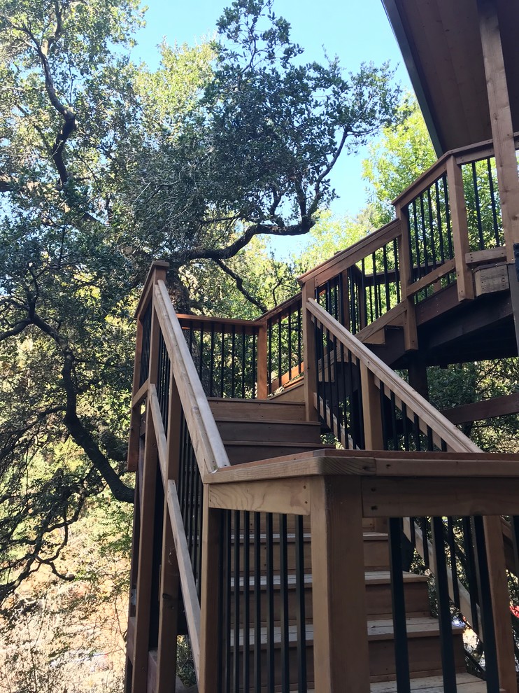 Native Oak + Edible Rustic Cabin - Rustic - Landscape - San Francisco ...