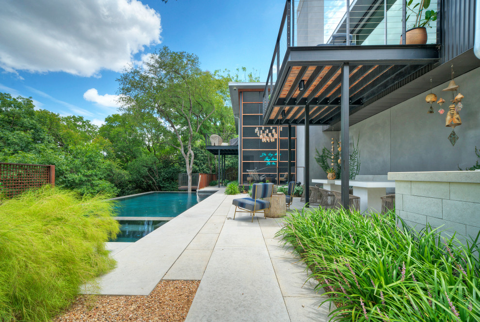 Natural Shade Garden - Contemporary - Landscape - Austin - by Pearson ...