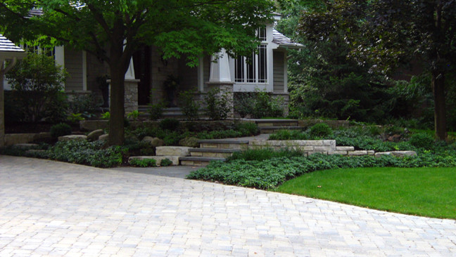 Natural Stone Driveway - Traditional - Landscape - Chicago - by James ...
