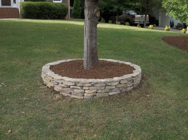 Natural Stone Edging - Contemporary - Garden - Raleigh - by Harvell ...