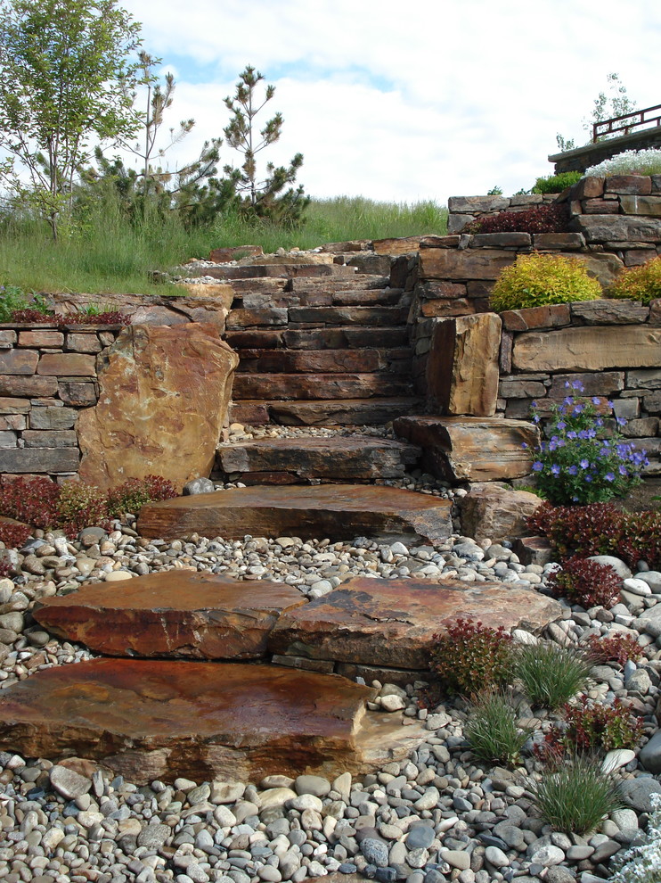 Natural Stone Mountain Landscape - Traditional - Landscape - Boise - by ...