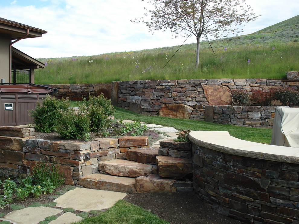 Natural Stone Mountain Landscape - Traditional - Landscape - Boise - by ...