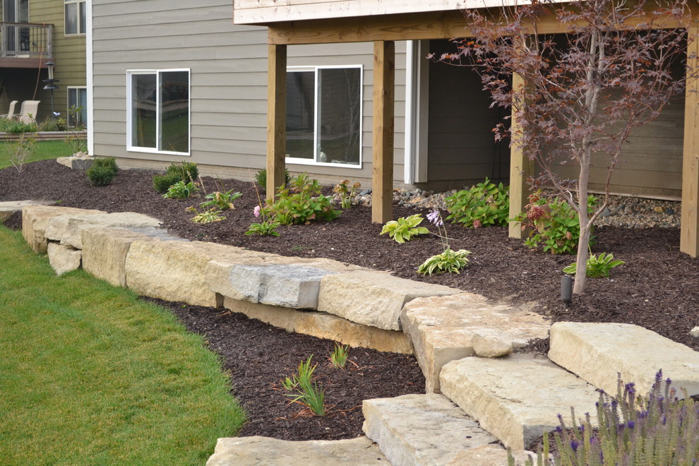 Natural Stone Outcrop Walls - Traditional - Landscape - Other - by ...