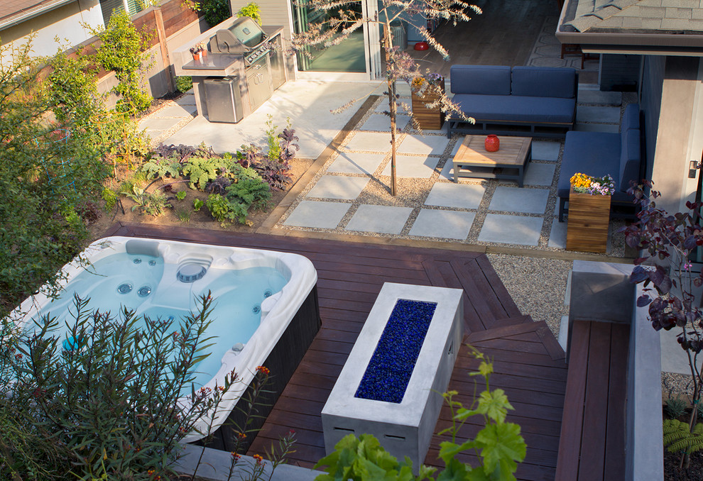 Naturalistic Contemporary Home in Santa Monica - Modern - Landscape ...