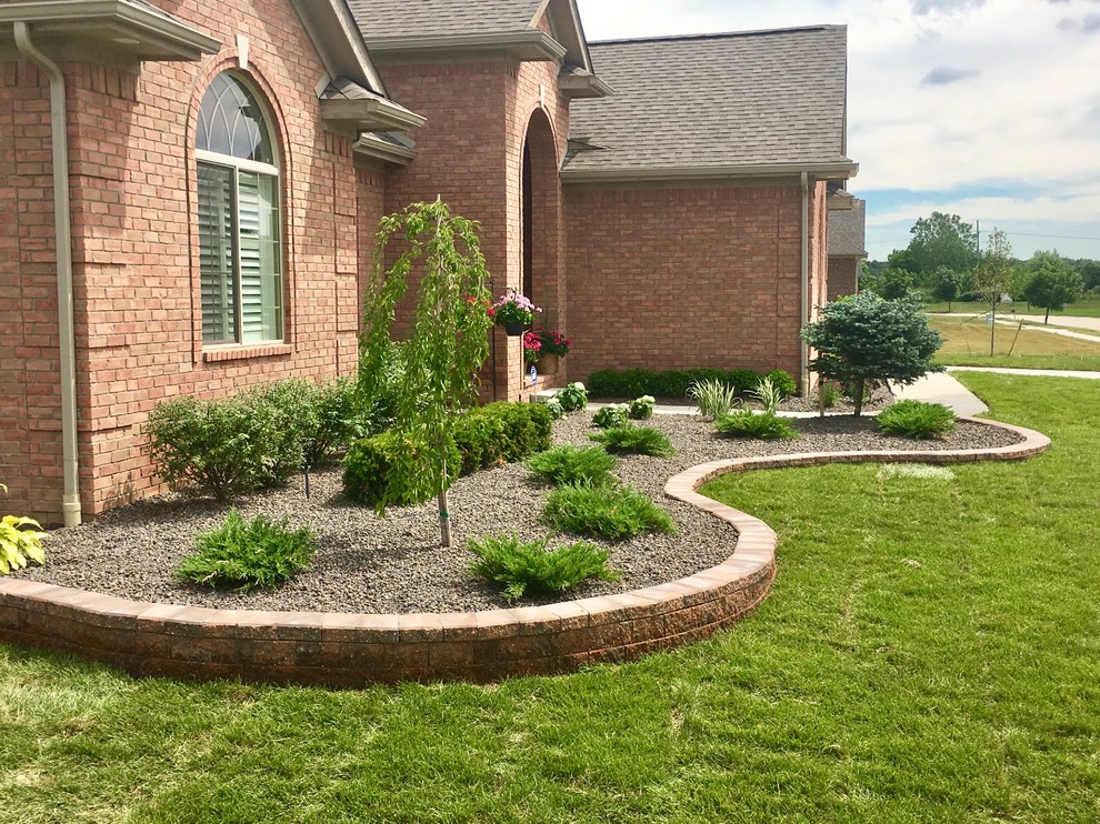 New Construction home design/installation - Traditional - Landscape ...