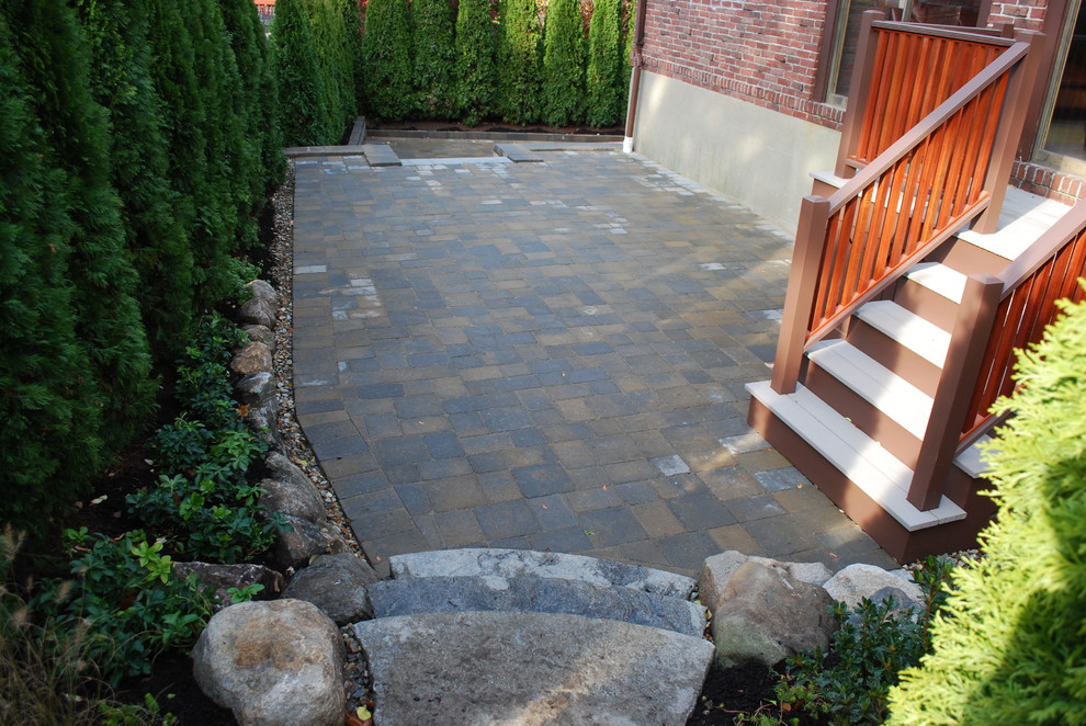 New Landscape Design, New Paver Driveway, Paver Patio, Retaining Wall ...