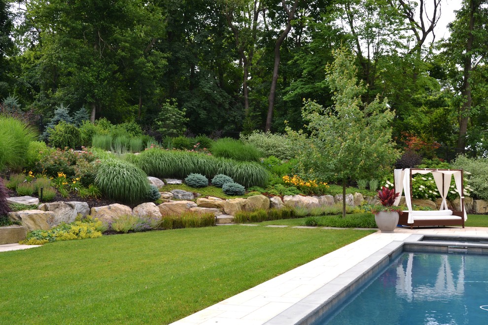 New York State Slope Property Landscape - Contemporary - Landscape ...