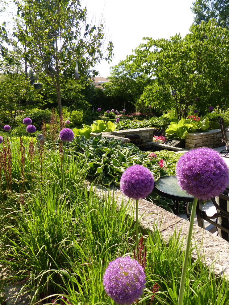 Northbrook Illinois Shade Garden in June - Traditional - Landscape ...