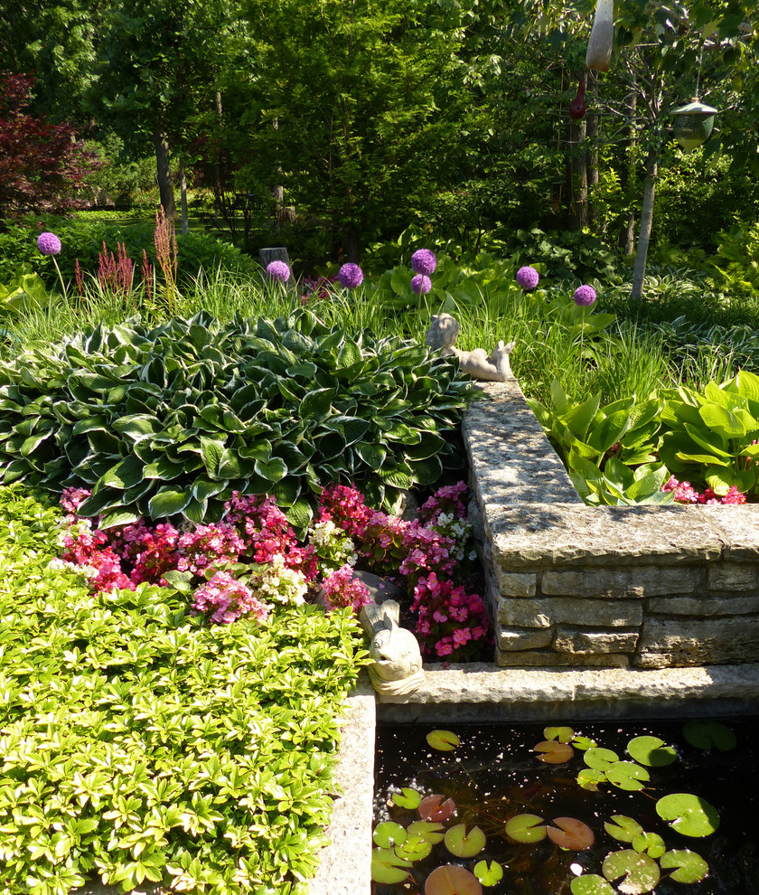 Northbrook Illinois Shade Garden in June - Traditional - Landscape ...
