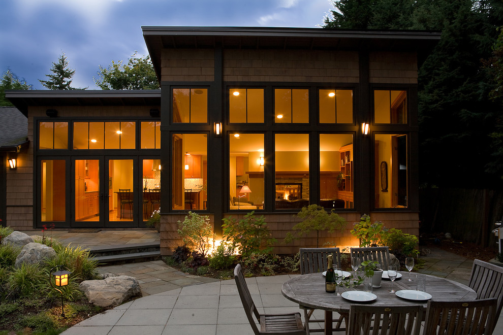 Northwest Contemporary Exterior - Contemporary - Landscape - Seattle ...