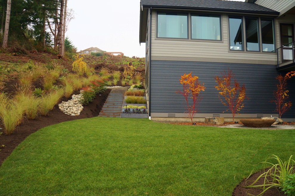 NW Idea House - Contemporary - Landscape - Seattle - by Reikow ...