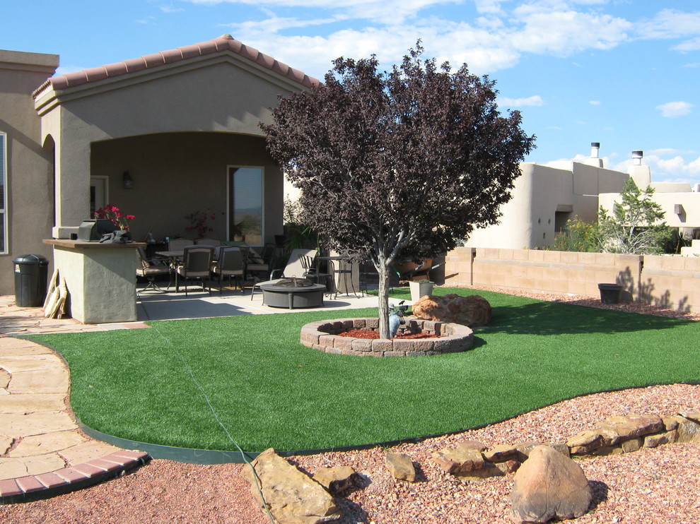 Oersted Courtyard Landscape - Mediterranean - Landscape - Albuquerque ...