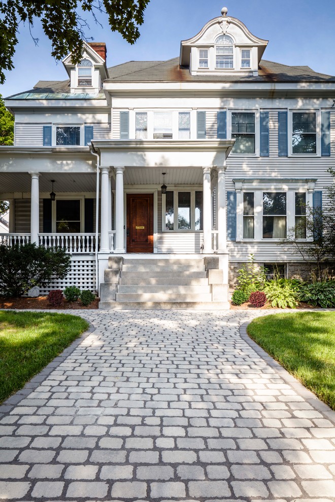 Old-Style Curb Appeal - Victorian - Landscape - Manchester - by Techo ...