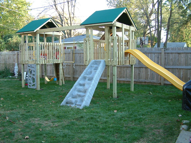 Original kids playset - Traditional - Garden - Chicago | Houzz AU