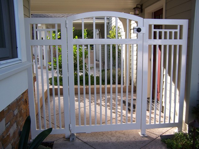 Ornamental Iron Pedestrian Gates - Traditional - Garden - San Francisco ...