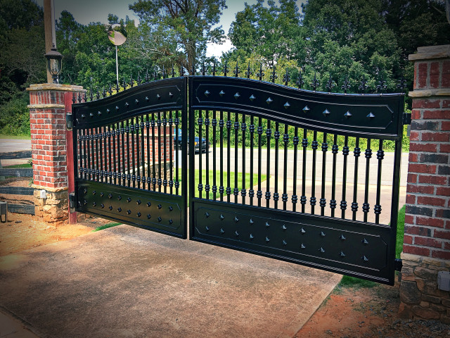 Ornate Custom Entry Gate - Traditional - Landscape - Atlanta - by ...