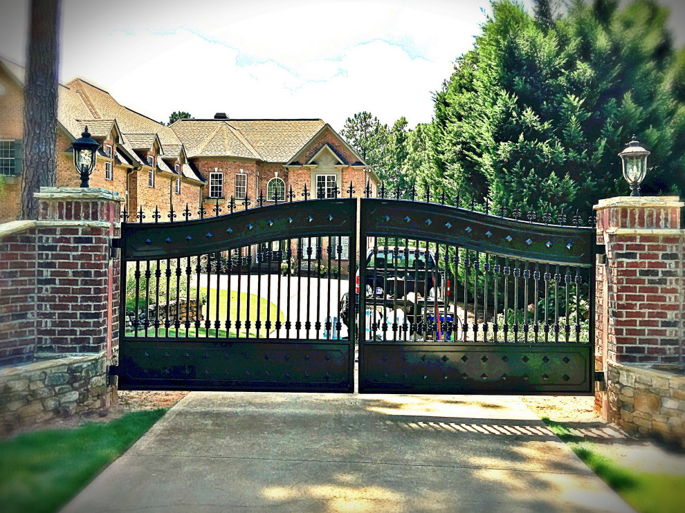Ornate Custom Entry Gate - Traditional - Landscape - Atlanta - by ...