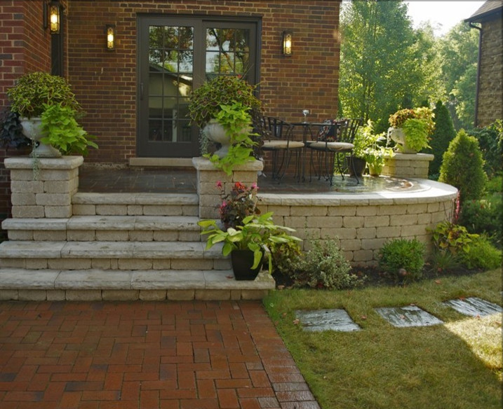 Our Work - Traditional - Garden - Chicago - by Old World Brick Paving ...