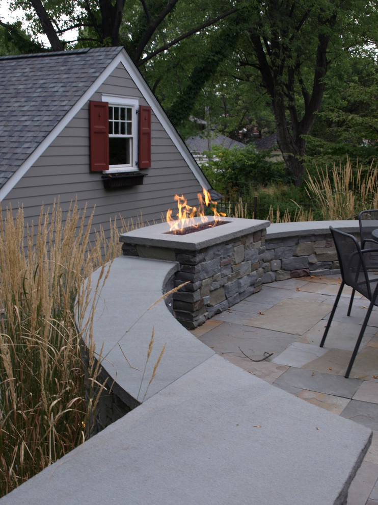 Outdoor Entertainment Area - Contemporary - Landscape - Minneapolis ...