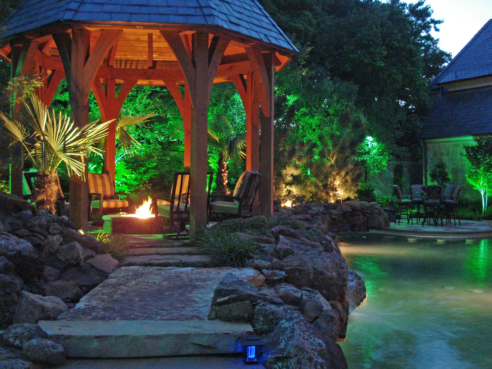 Outdoor Fire Elements - Eclectic - Landscape - Dallas - by Harold ...