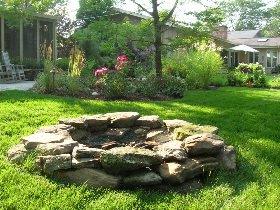 Outdoor Fire Pits - Rustic - Landscape - Chicago - by The Barn ...