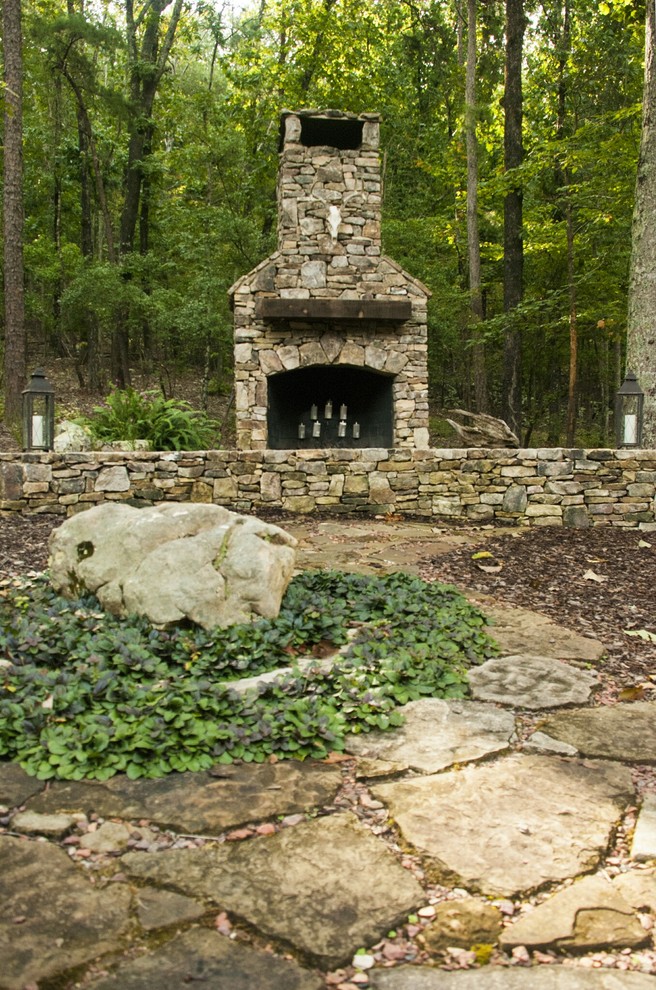 Boulder Outdoor Fireplace