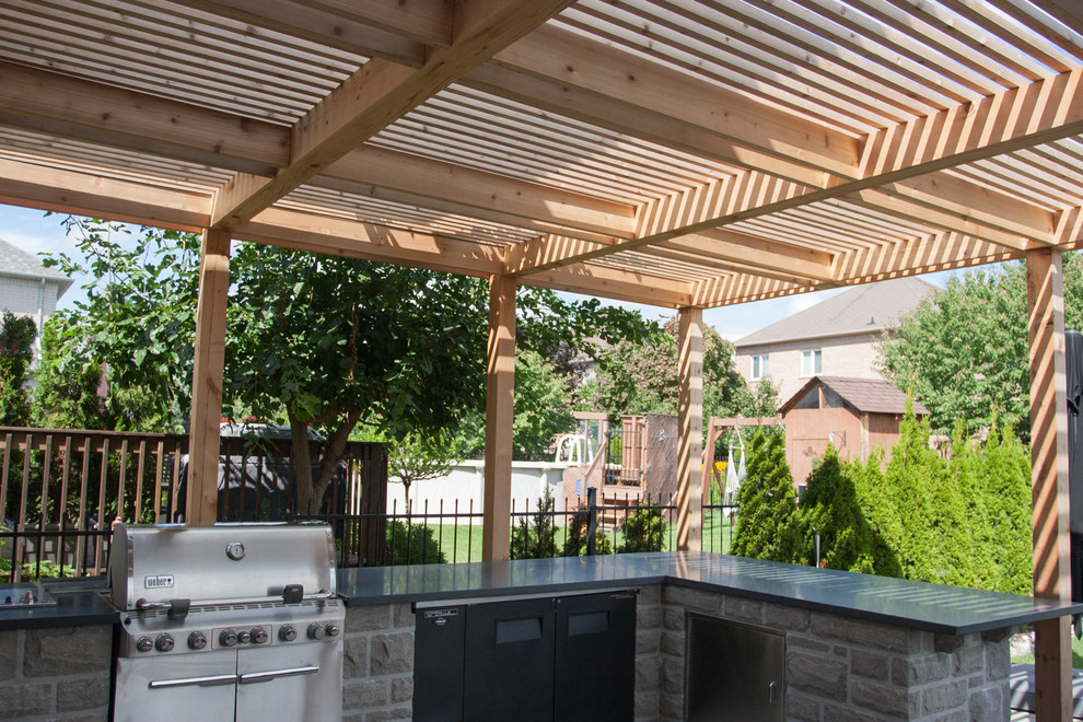 Outdoor kitchen enclosure - Modern - Garden - Toronto - by Horvath ...