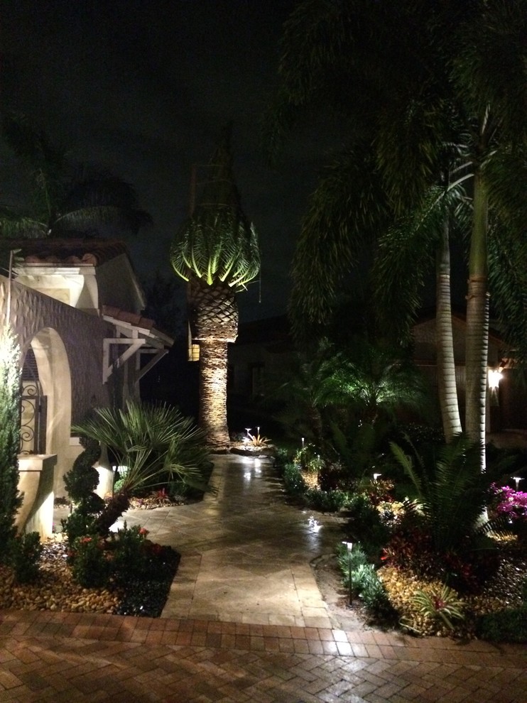 Outdoor lighting - Tropical - Landscape - Miami - by Broward Landscape ...
