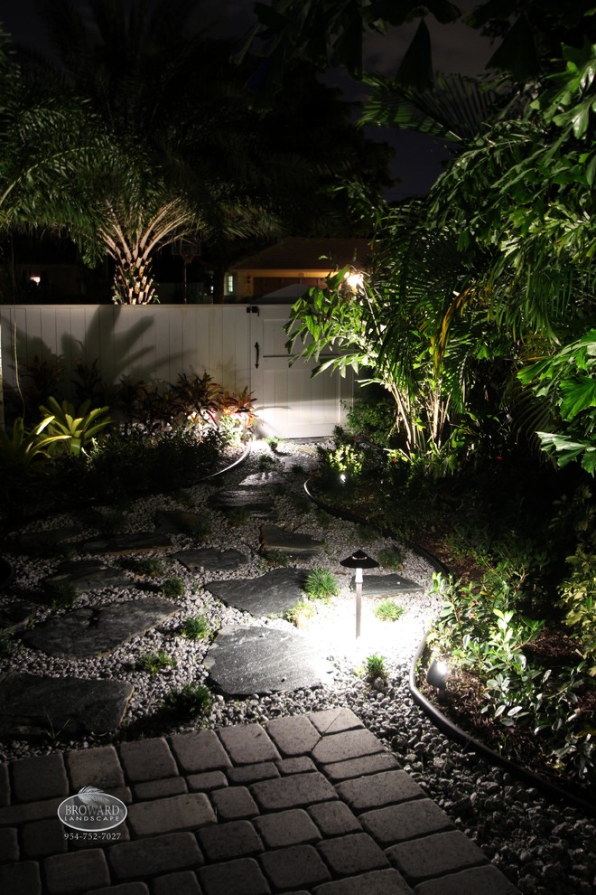 Outdoor lighting - Tropical - Landscape - Miami - by Broward Landscape ...