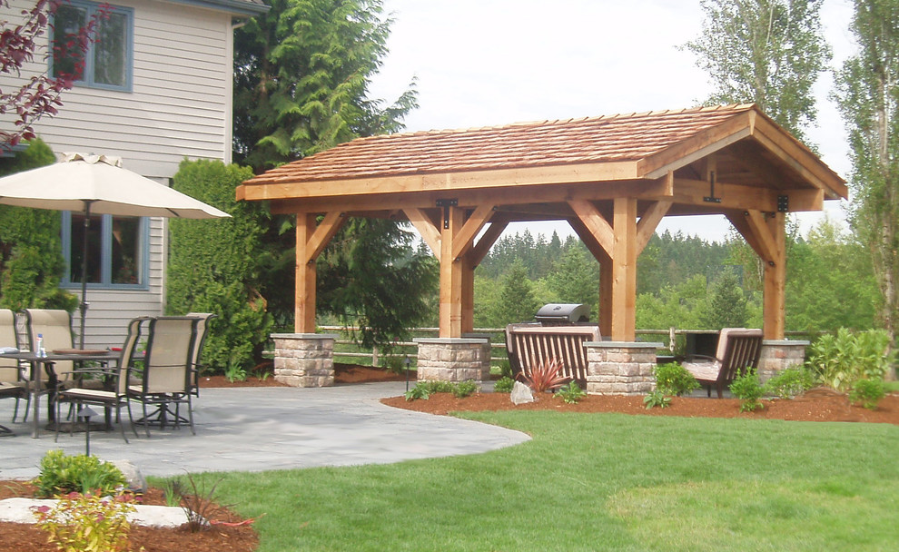 Outdoor living space - Traditional - Patio - Seattle - by Lifestyle ...