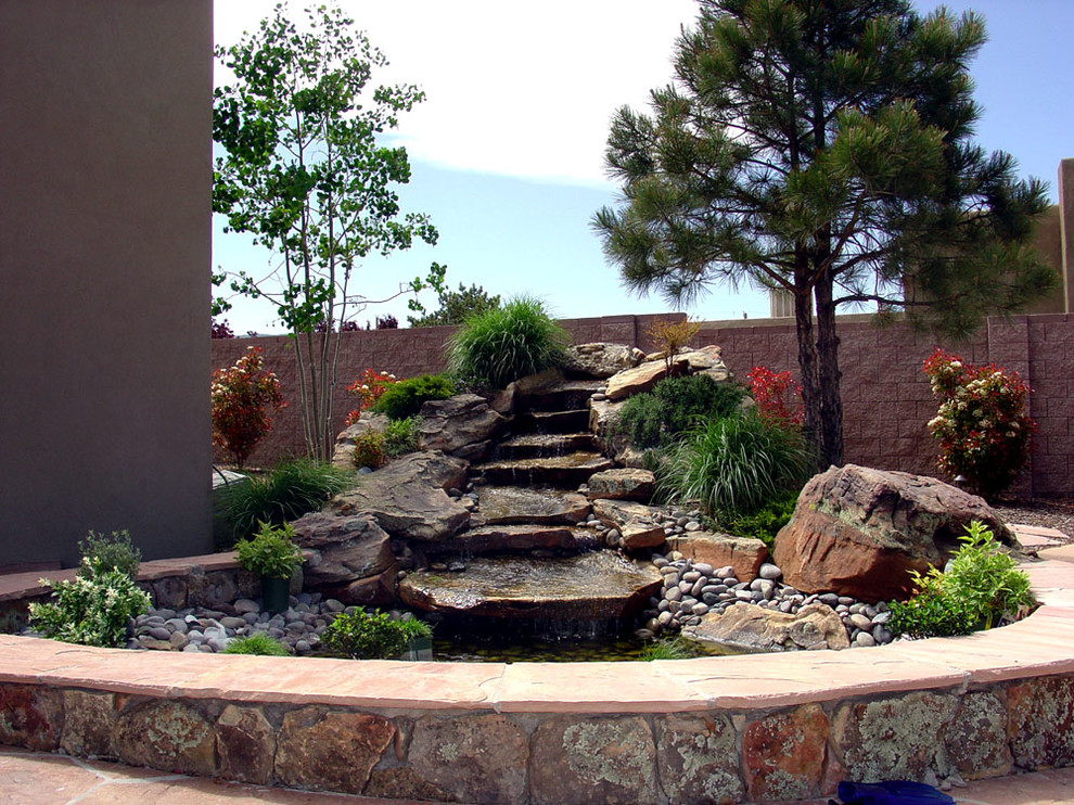 Outdoor Living Spaces - Traditional - Landscape - Albuquerque - by ...