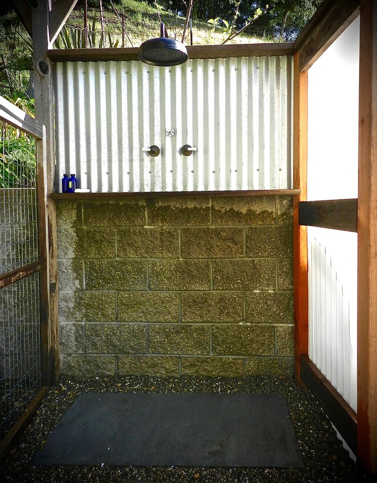 Outdoor Shower - Farmhouse - Landscape - San Francisco - by F. John ...